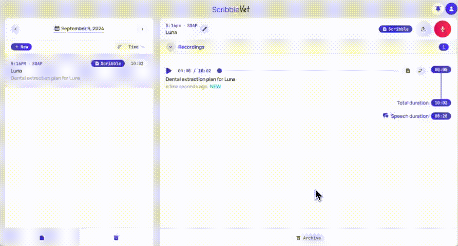 What's new at ScribbleVet